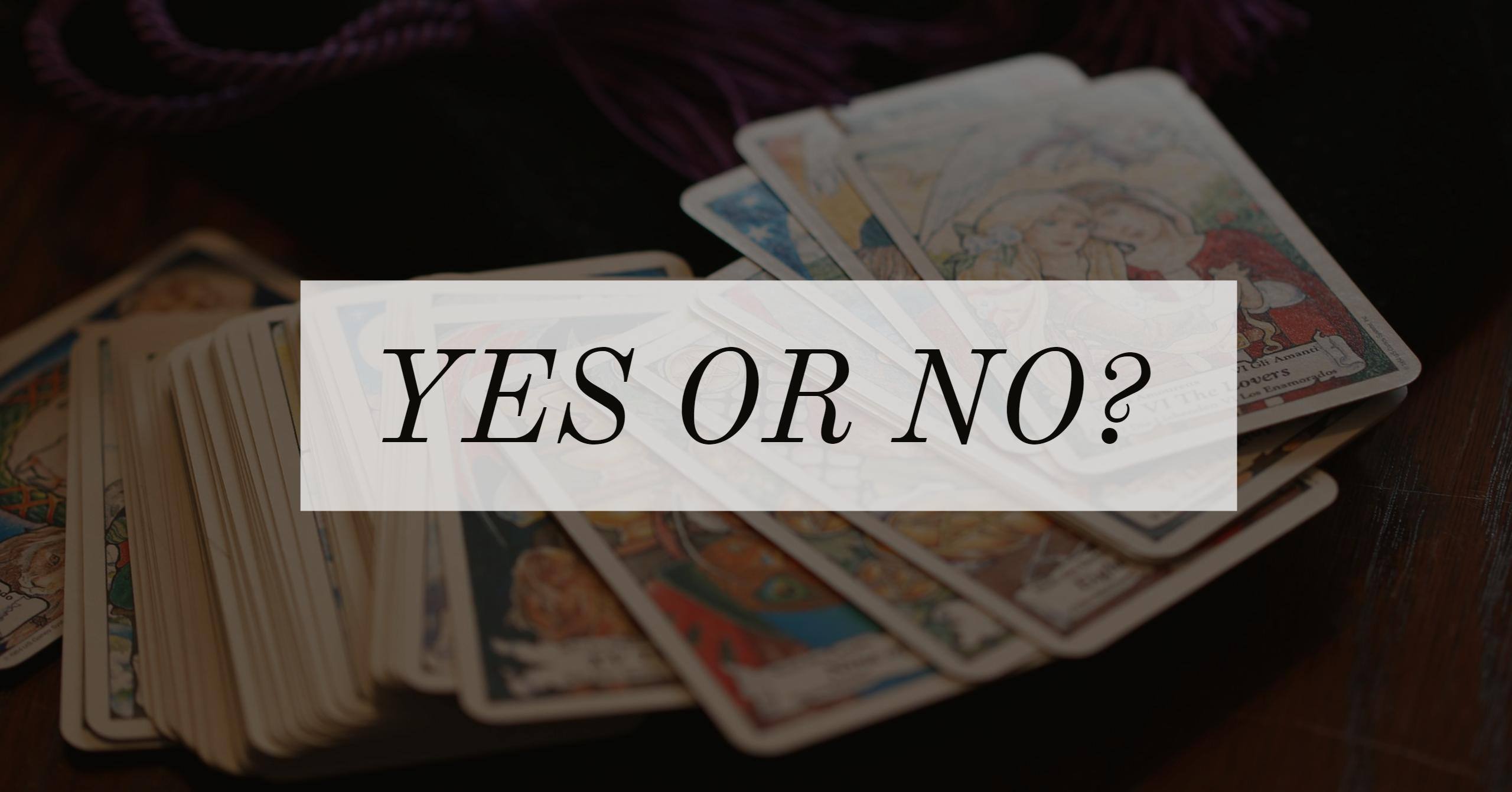 Yes No Tarot Yes No Tarot